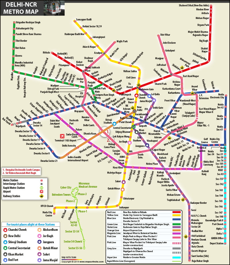 Delhi Metro Route PDF Map 2023 - Delhi Capital Delhi Metro Route PDF Map 2023 - Delhi Capital